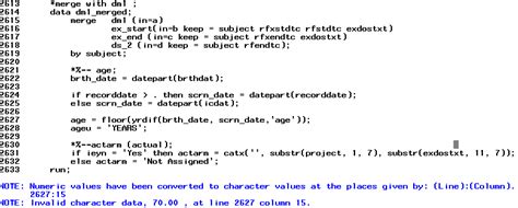 Solved Yrdif Function Using Numeric Best12 Format To Calculate Age