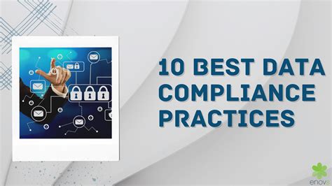 10 Best Data Compliance Practices Enov8