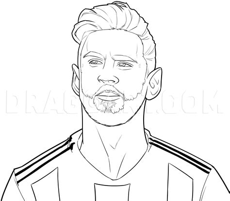 Drawing Lionel Messi Drawing Step By Step By Dawn Dragoart