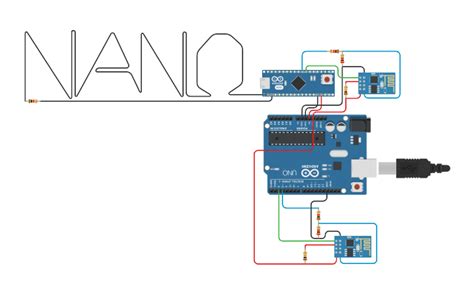 Circuit Design 윤대리 Esp8266 Uno Nano Tinkercad