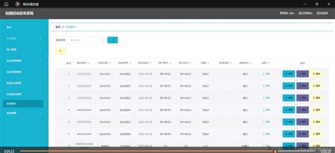 【附源码】java计算机毕业设计校园活动发布系统源码mysql文档活动发布系统 Javaee Csdn博客