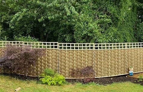 Willow Fence Panels For Privacy Instant Natural Screening