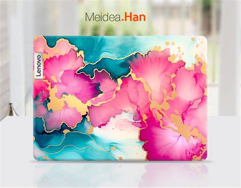 Lenovo Laptop Skins Custom Vinyl Decals Personalization Abstract Design Oil Painting Style For