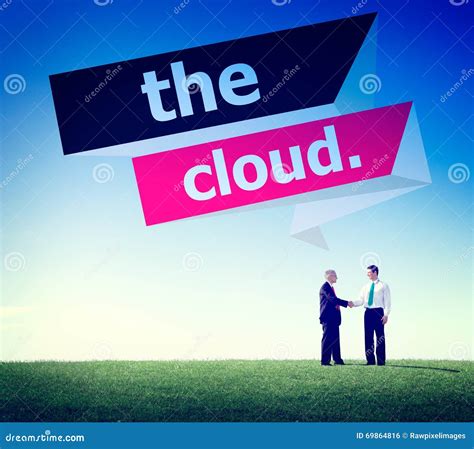 The Cloud Computing Networking Storage Concept Stock Photo Image Of Online Professional