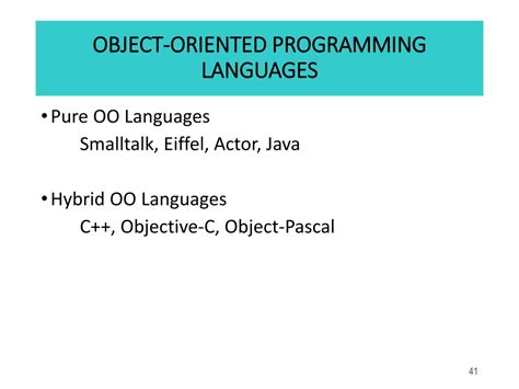 Ppt Introduction To Object Oriented Programming Oop Concepts