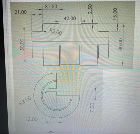 Solved QUESTION Model The Part Shown In The Figures Chegg