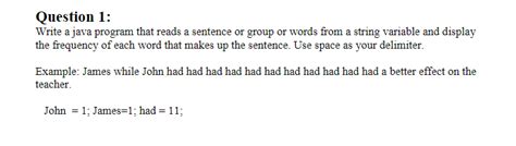 Solved Question 1 Write A Java Program That Reads A