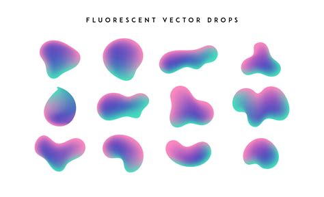 Gradient Vivid Shapes Modern Abstract Colorful Vector Fluid Collection 280065 Vector Art At