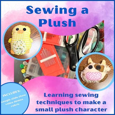 Hand Sewing A Plush Basic Stitching Skills Sculpture Art Activity