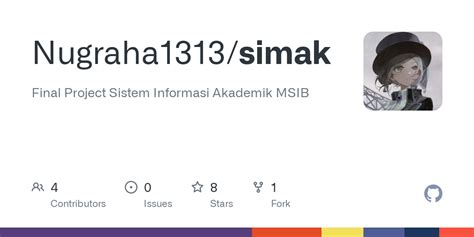 GitHub Nugraha Simak Final Project Sistem Informasi Akademik MSIB
