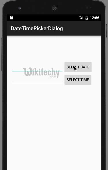 Android Tutorial Datepicker In Android By Microsoft Award Mvp In Sec Android Studio