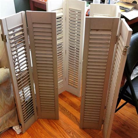 Tinker Tangles Spinner Display Made From Old Shutters Old Shutters Small Shutters Plastic