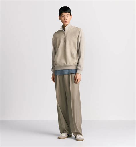 Dior Icons Sweater Beige Virgin Wool Milano Knit Dior