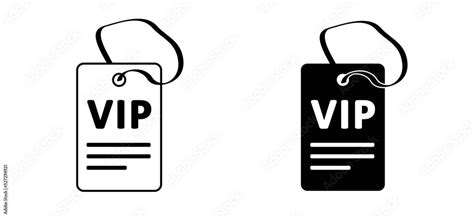 Cartoon Vip Pass Card Vector Identification Vip Badge With Neckband