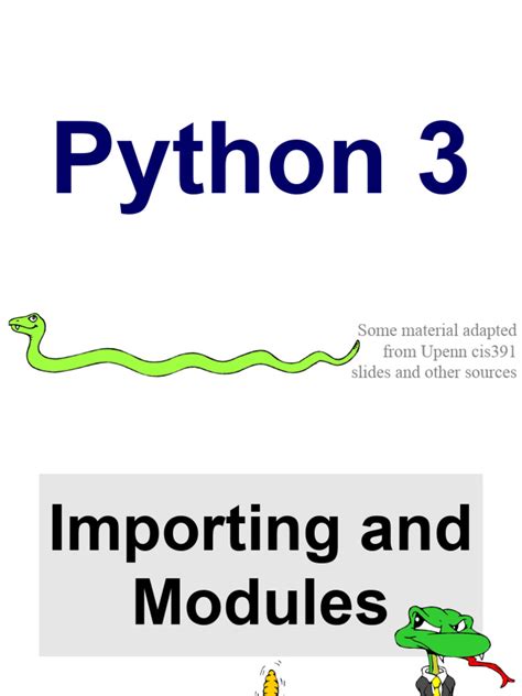 Python 3 Importing Modules And Oop Basics Pdf Class Computer