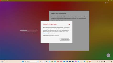 Solved Update Der Creative Cloud Software Nicht Möglich Adobe Product Community 13803736