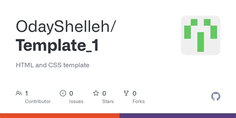 github odayshelleh template 1 html and css template