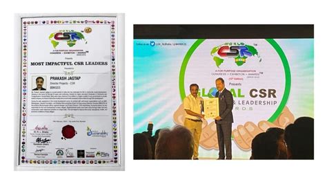Prakash Jagtap On Linkedin Thankyou Leader Development Work Csr