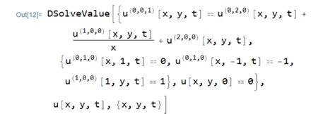 Differential Equations Mathematica Dsolve Solving D Diffusion PDE Mathematica Stack