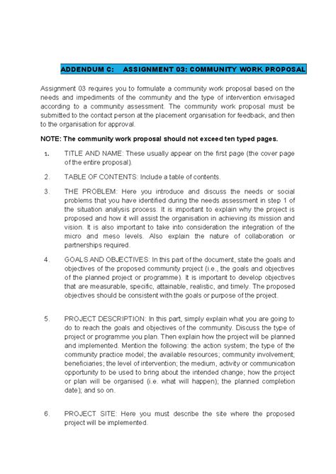 Addendum C Assignment 3 Bsw 4805 2024 Addendum C Assignment 03