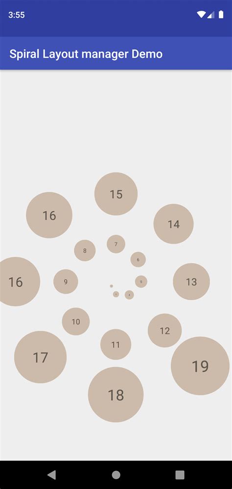 Github Rahullink Spirallayoutmanagerdemo Spiral Layout Manager