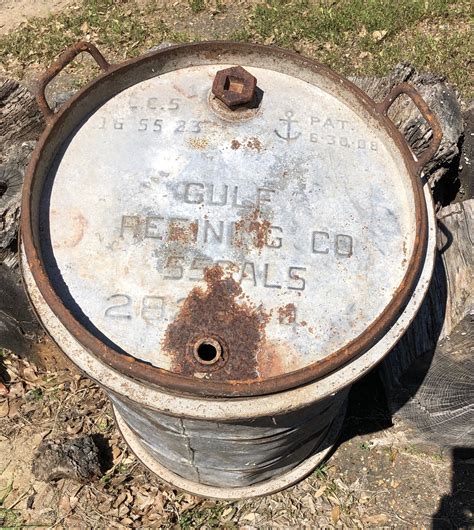 55 Gal Steel Drum Over 100 Yrs Old Collectors Weekly