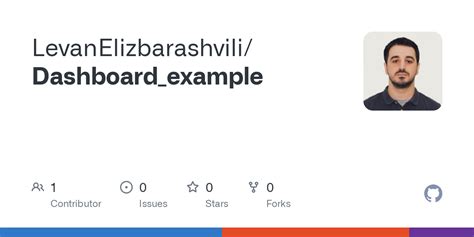 Github Levanelizbarashvilidashboardexample