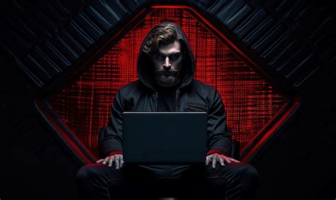 premium ai image dangerous hacker stealing data concept