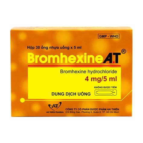 Bromhexine A T 4mg5ml An Thiên H30o5ml
