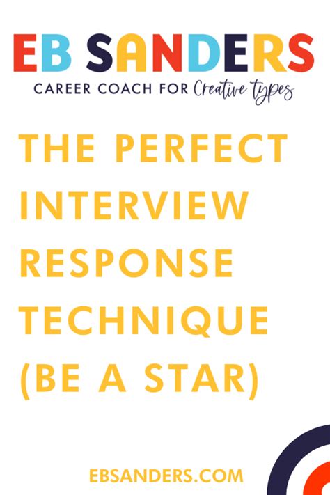 Eb Sanders — What Is The Best Interview Response Technique