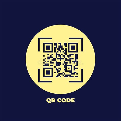 Qr Code Icon In Trendy Flat Style Isolated On White Background Symbol