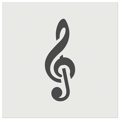 Treble Clef Music Wall Cookie Diy Craft Reusable Stencil Michaels