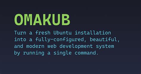 Turn Ubuntu In To Fully Dev Env By A Single Command Discussions