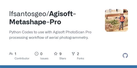 github lfsantosgeo agisoft metashape pro python codes to use with
