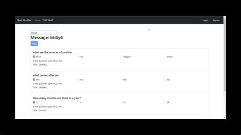 Build Quiz And Play Quiz Using React Js And Node Js Youtube