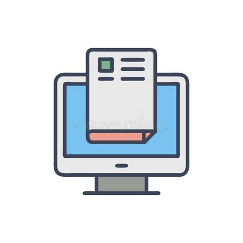 Compact Electronic Paper Display For Portability Stock Image