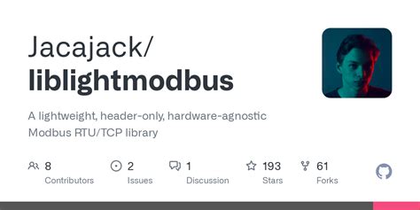 GitHub Jacajack Liblightmodbus A Lightweight Header Only Hardware Agnostic Modbus RTU TCP