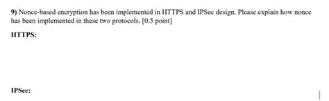Solved Nonce Based Encryption Has Been Implemented In Chegg