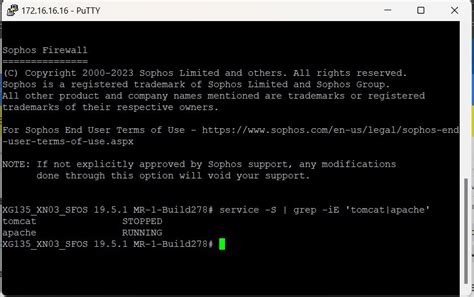 Tomcat Stopped Working Discussions Sophos Firewall Sophos