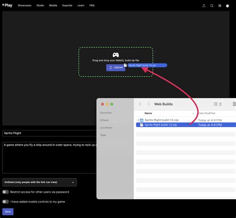 Build And Publish To Web Unity Learn