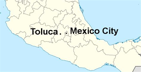 Toluca Mexico Map