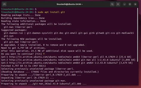 How to Install Git on Ubuntu 24.04