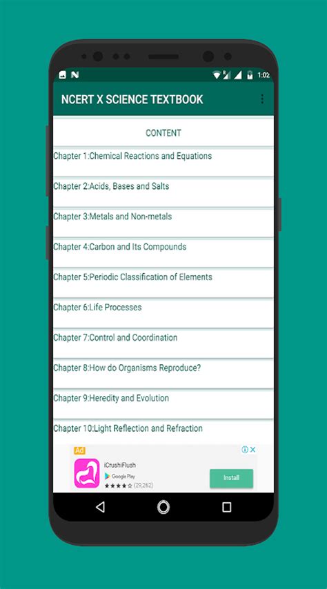Class X Science Textbook Apk For Android Download