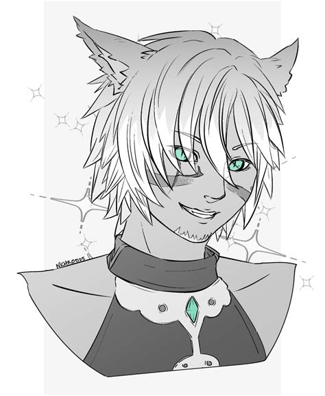 Anime Wolf Boy Drawing