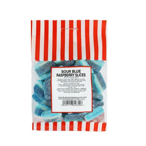 S4u Sour Blue Raspberry Slices 180g