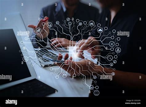 Artificial Intelligence Aimachine Learning With Data Mining Technology On Virtual Dachboard
