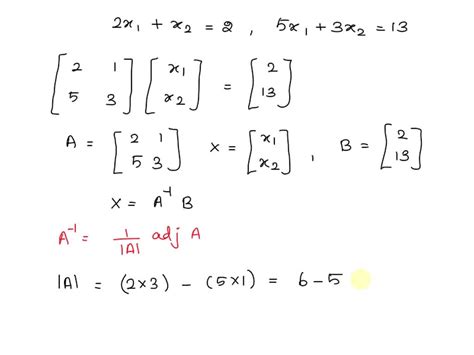 solved write the given system of equations a8 matrix equation and