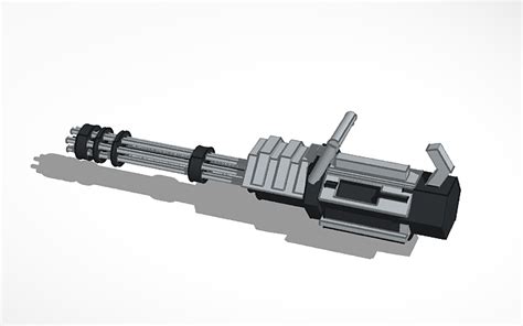 3d Design Minigun Tinkercad