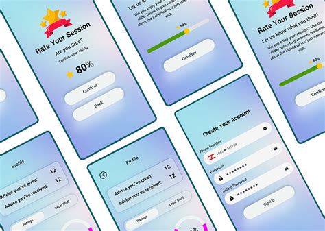 Chat And Vocie App UI UX Design Behance