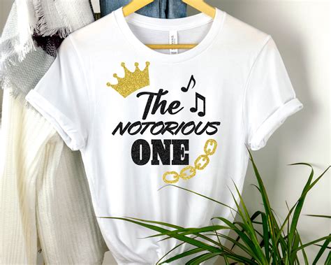 The Notorious One Svg First Bday Svg The Big One Svg 1st Bday Shirt